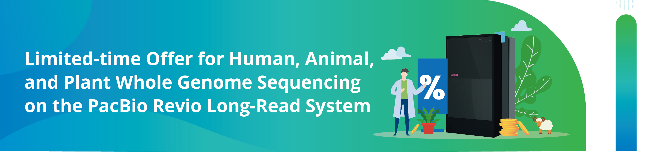 Limited-time Offer for Your Human, Animal and Plant WGS on PacBio Revio Long-Read System